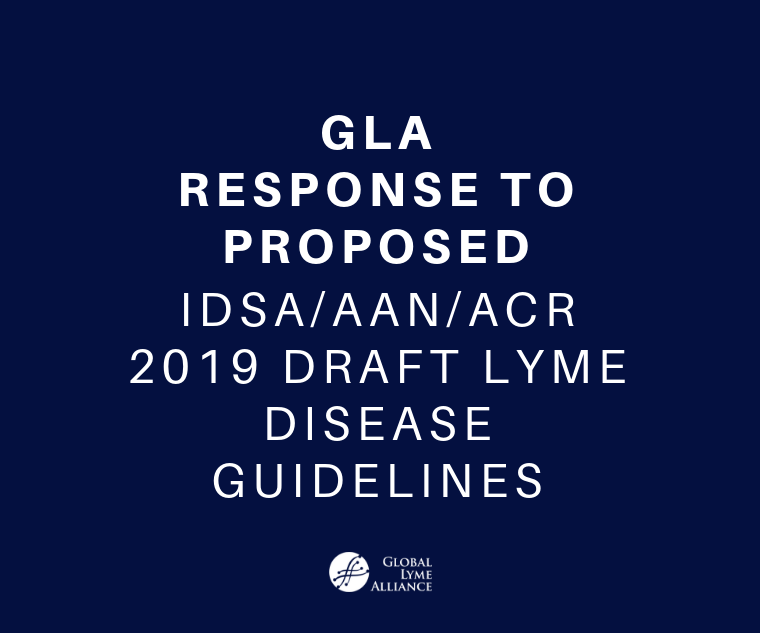 GLA Response to Proposed IDSA/AAN/ACR 2019 Draft Lyme Disease ...